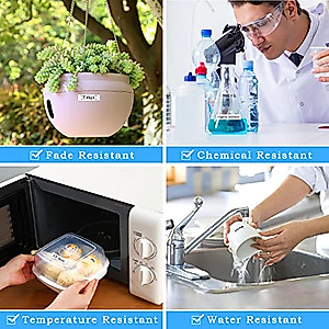 3 White+6 Multicolor Compatible for Brother Ptouch Label Tape, 12mm 0.47 Laminated Tze Label Tape for Ptouch PT-D210 PT-H110 Label Maker, 9 Pack