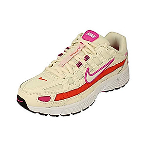 Nike P-6000 ESS Womens Running Trainers CW1351 Sneakers Shoes (UK 2.5 US 5 EU 35.5, Pale Ivory White Pink 100)