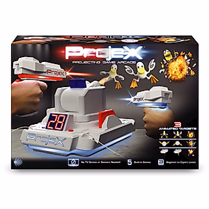 nsi International inc. Projex Projecting Arcade Game - Target Practise Game, Moving Targets, 3 Skill Levels, Party Toy