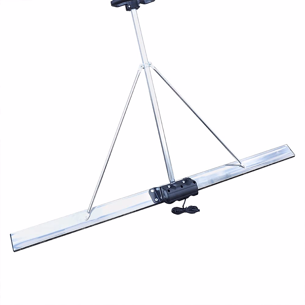 Electric Battery Powered Concrete Power Screed with 5 FT Stainless Steel Board 3000-6000RPM Speed, Efficient & Portable