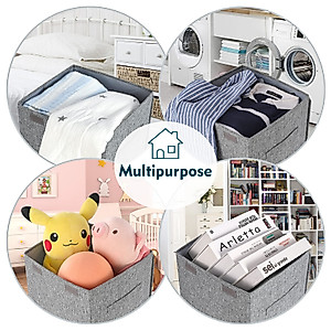 Laundry basket with Lid,Laundry hamper,No installation need,Collapsible Laundry basket with Handles,Dirty Clothes Toys laundry Hamper for Bathroom washroom,basket for Laundry,Grey 38L