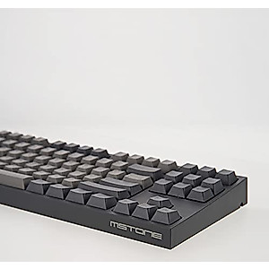 MSTONE Groove T 87 Keys THOCC Noise Cancelling Mechanical Keyboard,Backlighting,Cherry Profile PBT Keycap,Dye Subbed Legends,USB-C Cable,Space Saving,for Windows and Mac,Gateron Silent Brown