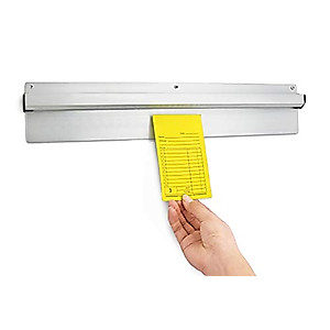 New Star 23862 Anodized Aluminum Slide Check Rack, 24-Inch, Silver