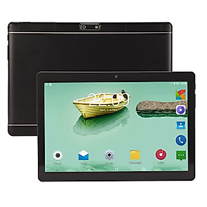 Jakoo Tablet PC, Tablet PC 8 Core 100-240V WiFi 1.6GHz 2MP 6000mAh Rear View Camera for Home Black US Plug