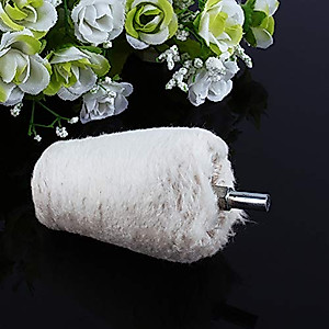 Polishing Buffing Mop, Foam Polishing Cone Shaped Automotive Pads Car Boat for Wheels with Power Drill