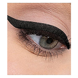 LORAC Front Line PRO Waterproof Eyeliner Pencil, Black Matte| Long Lasting| Makeup Pencil Sharpener | High-Precision