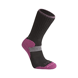 Bridgedale Women's Cross Country Ski - Merino Endurance Socks, Black, Small