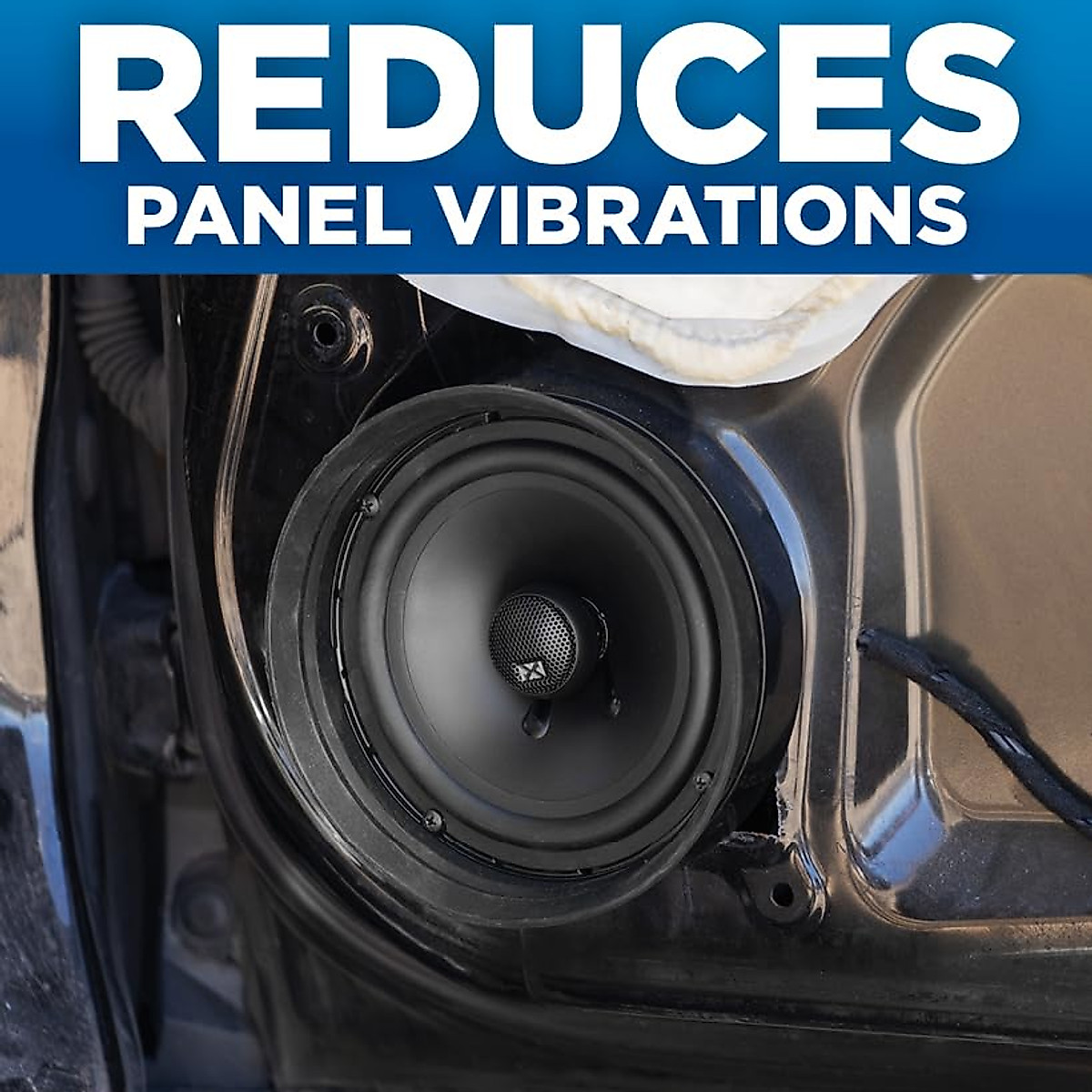 NVX XBAF65 2 Piece 6.5" or 6.75" Weatherproof Silicone Rubber Speaker Baffle Kit