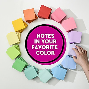 Post-it Super Sticky Notes, 3 in x 3 in, 5 Pads, 2x the Sticking Power, Black, Recyclable (654-5SSSC)