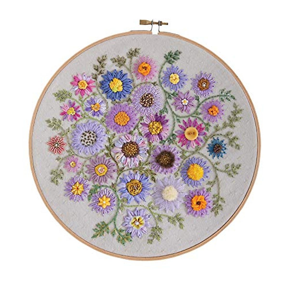 Foolproof Flower Embroidery: 80 Stitches & 400 Combinations in a Variety of Fibers; Add Texture, Color & Sparkle to Your Organic Garden