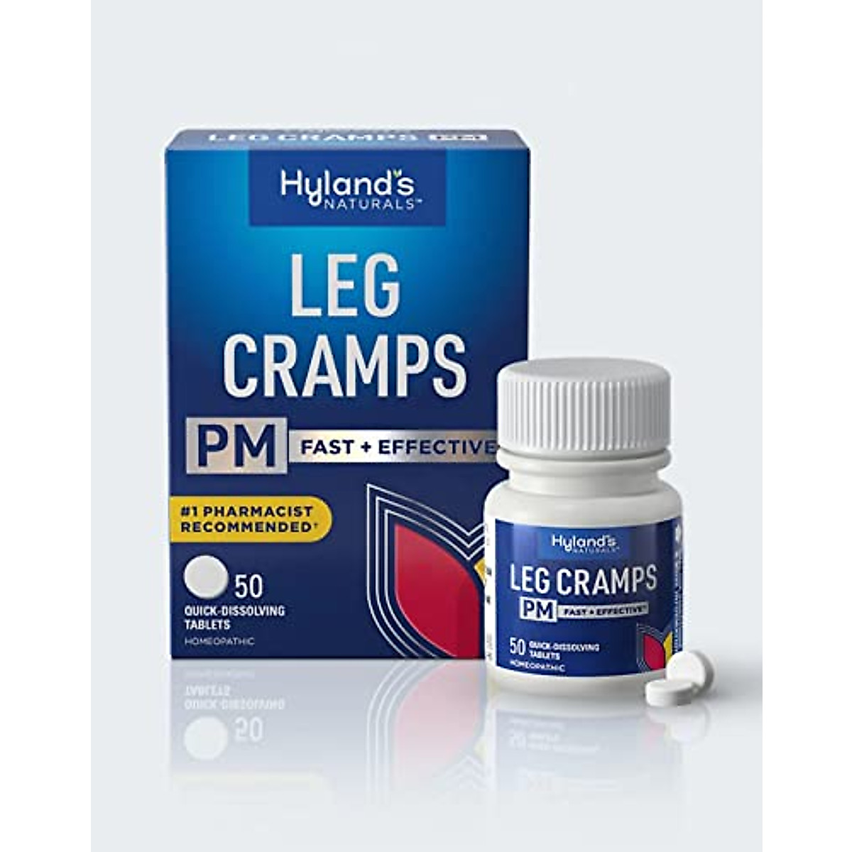 Hyland's Leg Cramps PM Tablets, 50 Count (Pack of 2)