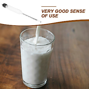 Luxshiny Lactometer Milk Lactometer Hydrometer Milk Density Tool Syrup Hydrometer Test Measurement Tools Dairy Industry Milk Quality