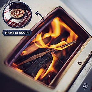 5.5" Pizza Oven Wood + Firestarter – Italian Blend – 520 Cubic Inches of Pizza Wood + Firestarter – Kiln-Dried Wood – Compatible with Ooni Pizza Ovens – 6 – 8 LBS