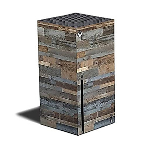 MIGHTY SKINS Skin Compatible with Xbox Series X - Gray Wood | Protective, Durable, and Unique Vinyl Decal wrap Cover | Easy to Apply, Remove, and Change Styles | Made in The USA (MIXBSERX-Gray Wood)