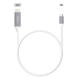 j5create USB Type C to 4K@60Hz HDMI 6ft Cable with HDMI ATC Certificate,Compatible with Thunderbolt 3/4, MacBook Pro/Air, iPad Pro, iPad Air 4, ChromeBook and More (JCC153G)