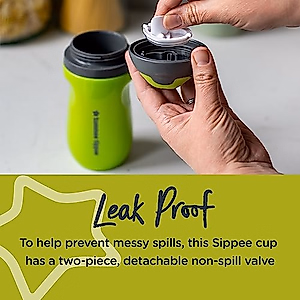 Tommee Tippee Insulated Sippee Cup, Water Bottle for Toddlers, Spill-Proof, BPA Free, 9oz, 12m+, Pack of 2, Green and Teal