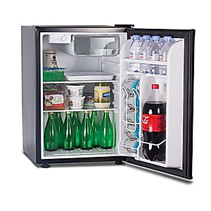 Commercial Cool CCR26B Compact Single Door Refrigerator and Freezer, 2.6 Cu. Ft. Mini Fridge, Black