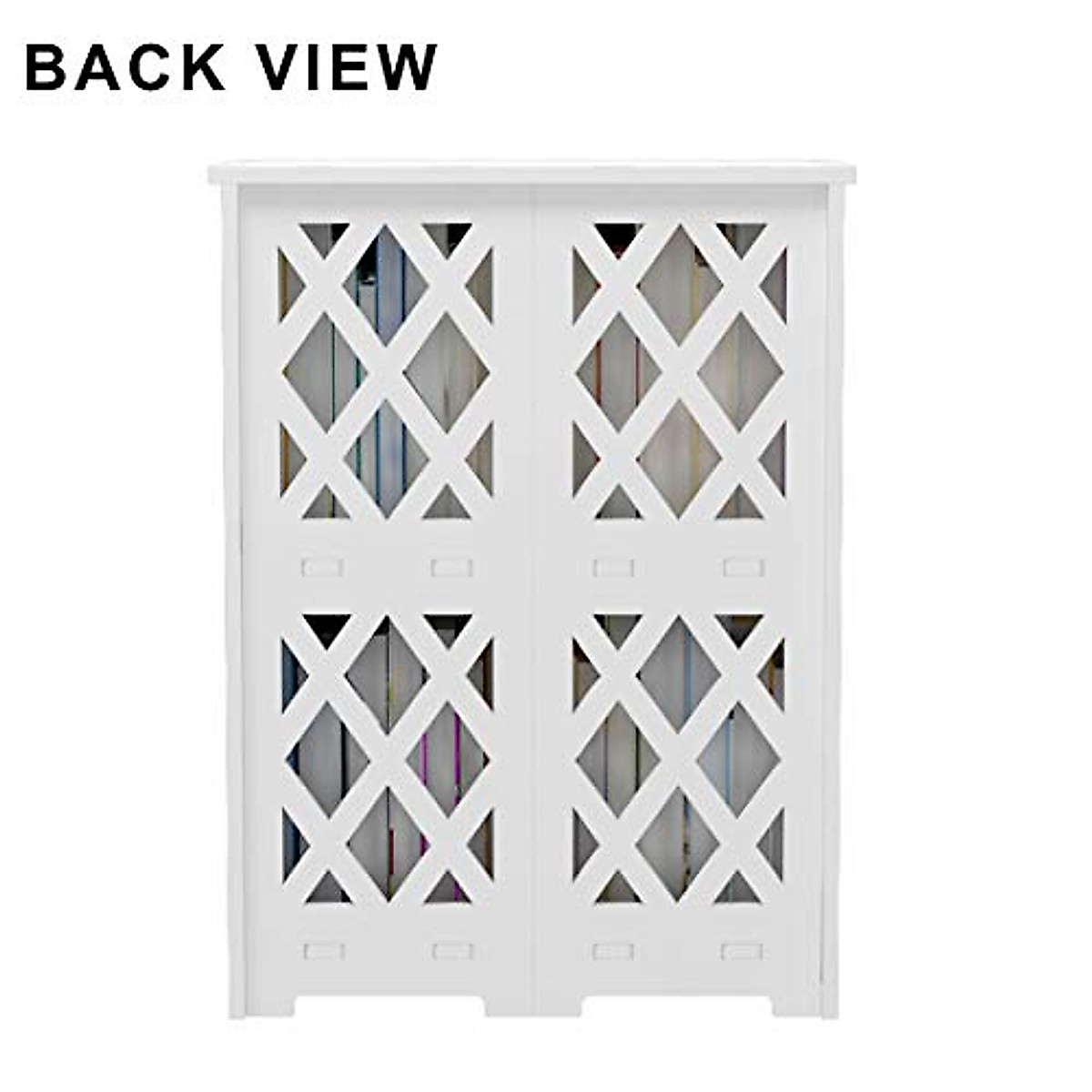 Rerii Small Bookshelf, 3 Tier Bookshelf for Small Spaces, 2 Shelf Bookcase Kids, Book Storage Organizer Case Open Shelves for Bedroom Living Room Office, White