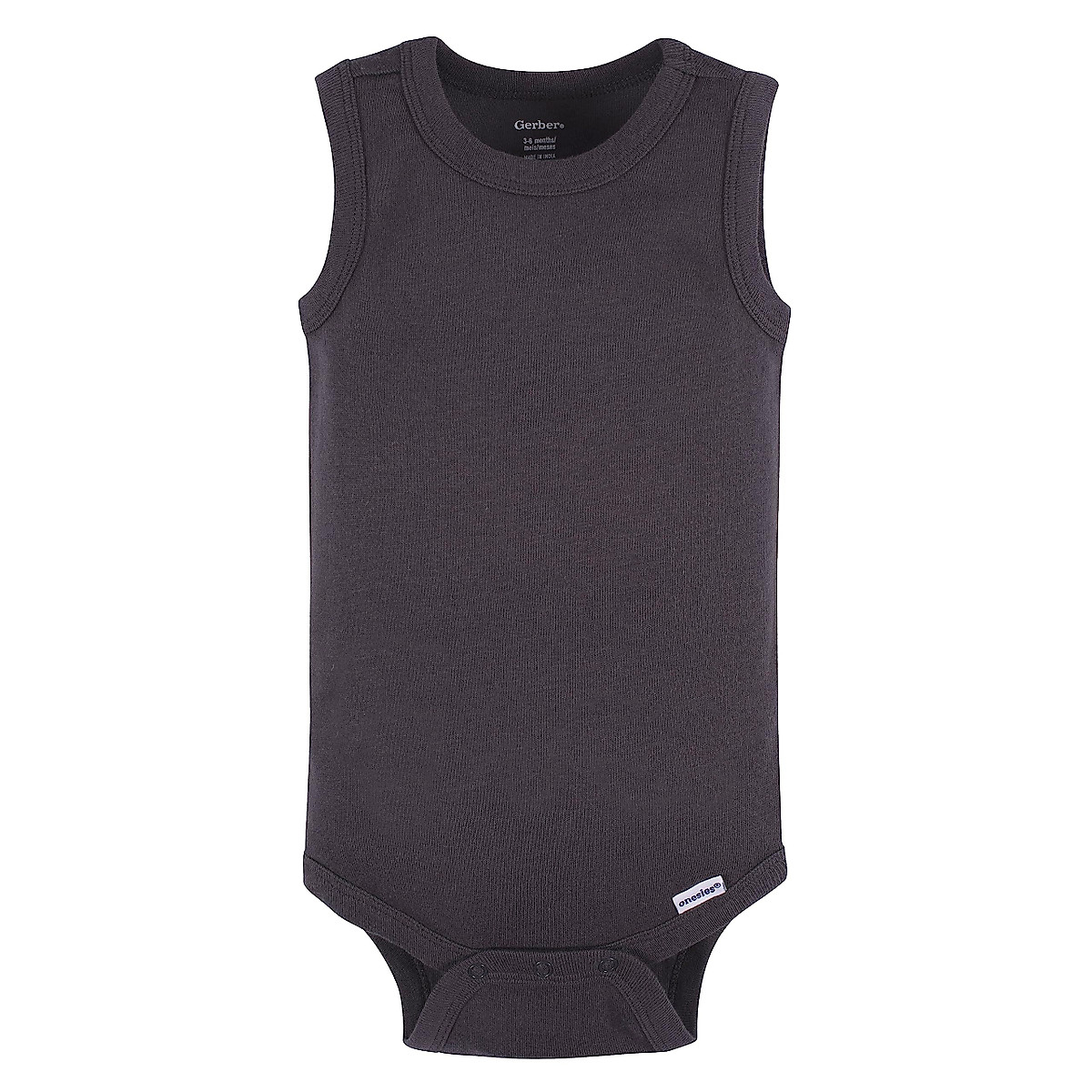 Gerber Baby Boys Multi-Pack Sleeveless Onesies Bodysuit Green Stars 18 Months