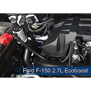 J&L Oil Separator Co. 3.0 Oil Separator Compatible with the 2011-2024 F-150 2.7L/3.5L/5.0L; '18-'21 Expedition Passenger Side (Silver)