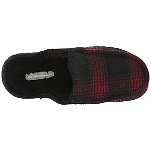 Eddie Bauer Men's Oliver Slippers | House Slippers for Men | Cushioned Footbed Lightweight Slip-On Bedroom Shoes with Rubber Outsole