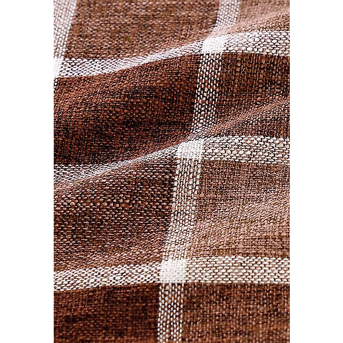 Dining Chair Cushions with Ties Set of 4,Cotton and Linen Washable Square Chair Pads with Straps Comfort and Softness Seat Cushions for Kitchen Office Chairs Living Room,18" x 18" (Beige)