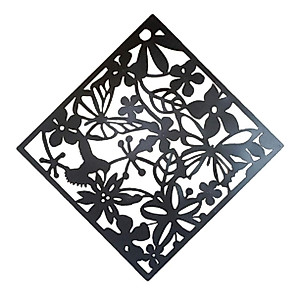 LIFKOME 12pcs Hanging Decorative Panel Hanging Decorative Screens Room Division Panels Hanging Partition Screen Hanging Divider Screen Fashion Decorate Cut Off Hanging Screen White