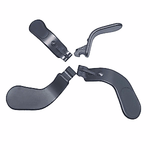 Elite Controller Paddles,Metal Stainless Steel Replacement Parts for Xbox One Elite Controller Series 2,Elite Series 1,and Elite 2 Core Controller (Black)