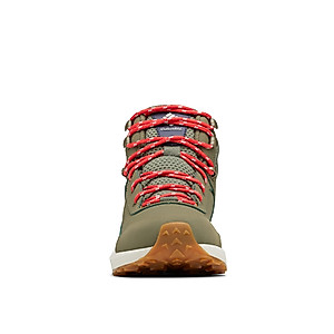Columbia Women's Trailstorm Peak Mid Hiking Shoe, Stone Green/Nocturnal, 9