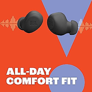 JBL Vibe Buds True Wireless Headphones - Black, Small