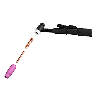 WP17 Tig Welding Torch Air-Cooled Tig Welding 13 Feet Cable,Connector: M16* 1.5 Two-pin socket