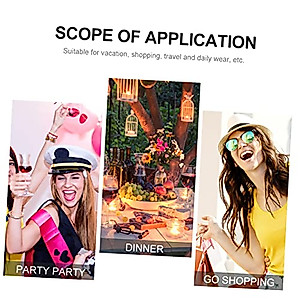 SHERCHPRY 1pc Handbag Bucket Bags for Women Lug Bags for Women Evening Handbad for Women Evening Bag for Women Evening Handbag Cloth Purple Tote Bag Miss Flower Shape Evening Clutch Bag