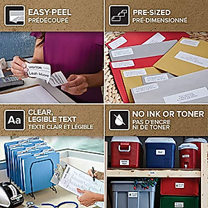 Dymo 36 mm x 89 mm LW Large Address Labels, 24 Rolls of 130 Easy-Peel Labels (3120 Labels), Self-Adhesive, for LabelWriter Label Makers, Authentic