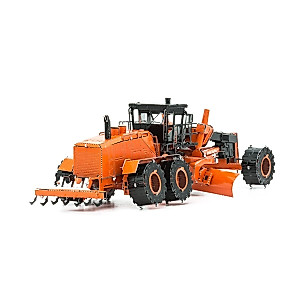 Metal Earth Fascinations Motor Grader 3D Metal Model Kit Bundle with Tweezers