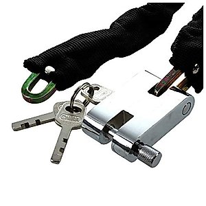 MASO Bike Chain Lock Heavy Duty Padlock Anti-Theft Security Lock with 3 keys for Bicycle Motorcycle Mountain Road Cycling (Length 60 cm)