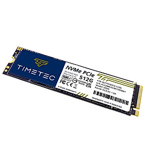 Timetec 512GB SSD NVMe PCIe Gen3x4 8Gb/s M.2 2280 3D NAND High Performance SLC Cache Read/Write Speed Up to 2,000/1,600 MB/s Internal Solid State Drive for PC Laptop and Desktop