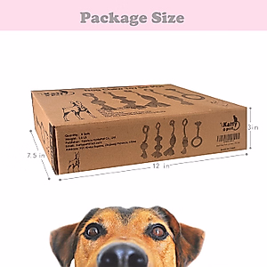 Kattypet Dog Toy Pack, Chew Toys for Dogs and Puppies, Safe & Non-Toxic, Small to Medium Breeds, Soothe Teething Pain, Durable, Funny Cute Duck Keep Your Puppies Busy，5 in a Yellow