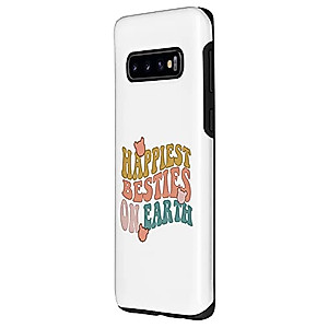 Galaxy S10 Happiest Besties On Earth Cute Custom Park For Best Friends Case
