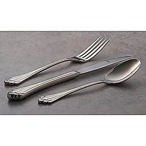Oneida Marquette Fine Flatware Dinner Forks, Set of 4