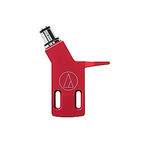 Audio-Technica AT-HS3 Universal Angled Phono Headshell for AT-LP3 Turntable, Red