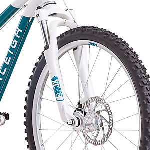 Raleigh Bikes Eva 24 Kids Hardtail Mountain Bike for Girls Youth 8-12 Years Old, Teal