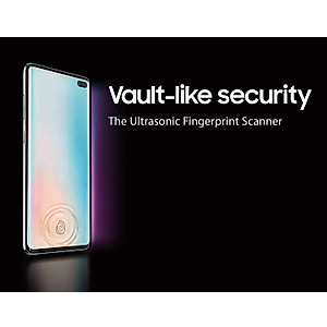 Samsung Galaxy S10+ Plus 128GB / 8GB RAM SM-G975F Hybrid/Dual-SIM (GSM Only, No CDMA) Factory Unlocked 4G/LTE Smartphone - International Version (Prism Black, 128GB)