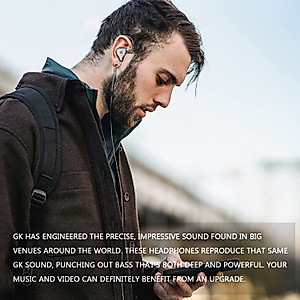 KZ ZAS in-Ear Headphones Wired, Headset Metal Frame, IEM Earphones,16-Unit Hybrid High-Frequency 7BA+10mm Dual DD HiFi Stereo Sound Earphones Noise Cancelling Earbuds(White, No Mic)