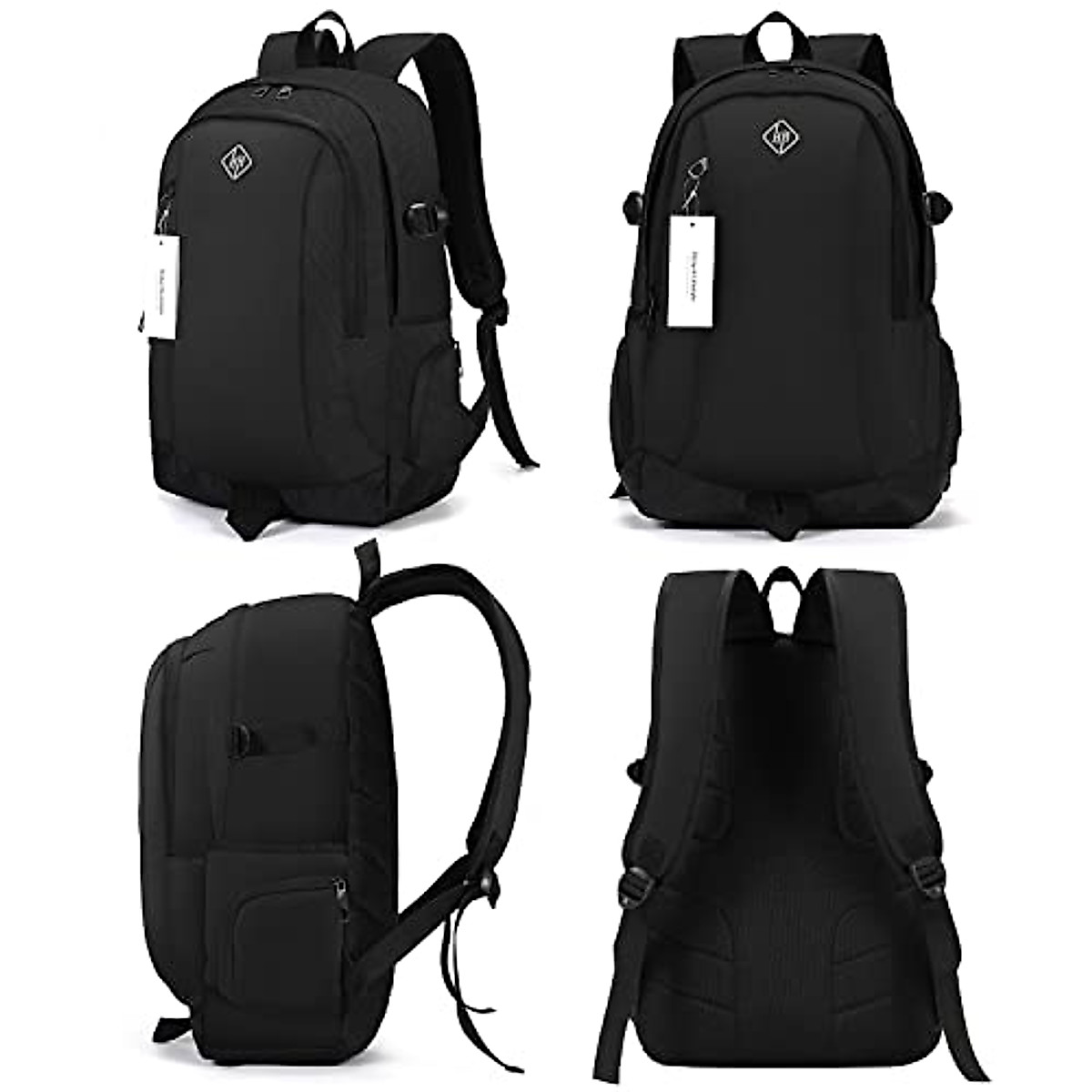 rickyh style School Backpack, Travel Bag for Men & Women, Lightweight College Back Pack with Laptop Compartment