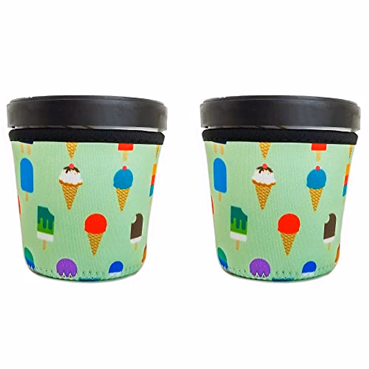 Fizdro Ice Cream Pint Holder - Ice Cream (2 Pack)