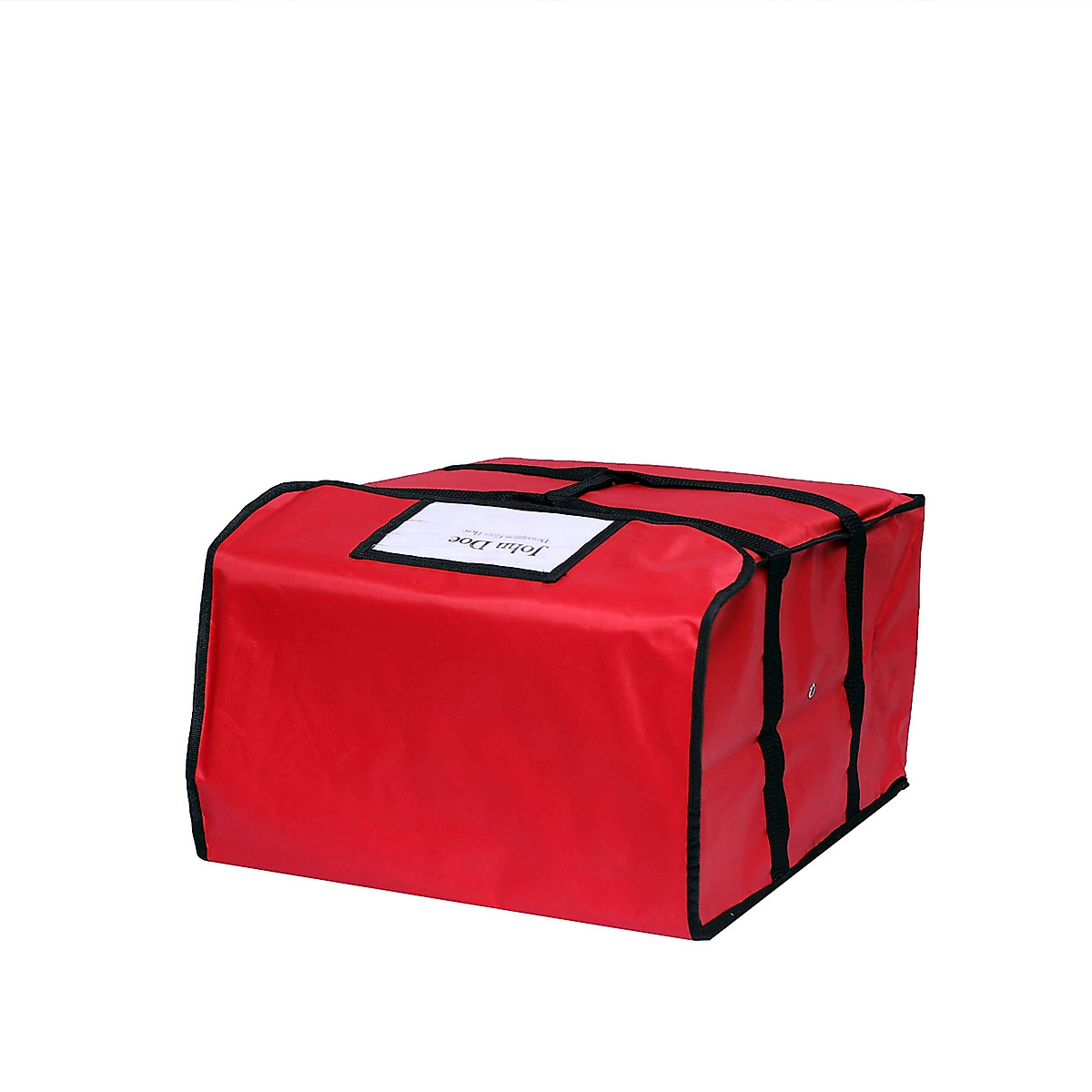 Best Quality Nylon Insulated 20" x 20" x 12" Red Pizza Delivery Bag
