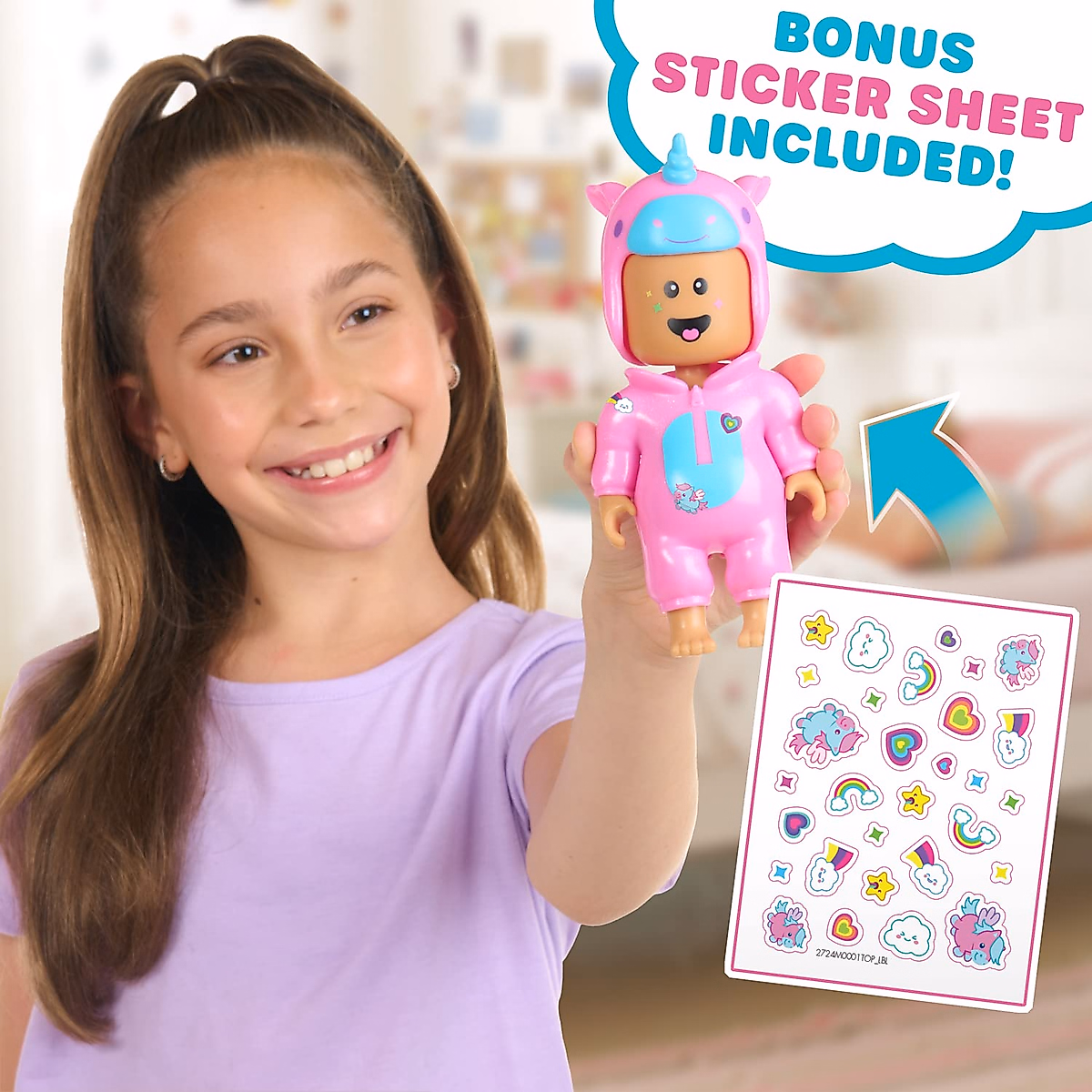 Twilight Daycare Collectible Baby Dolls – Deluxe Unicorn Baby Pack Includes Metaverse Doll, Crib, Blanket, and Extra Toy – Redeem Virtual Items in Online Game