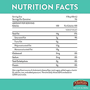 Pompeian USDA Organic Robust Extra Virgin Olive Oil, First Cold Pressed, Full-Bodied Flavor, Perfect for Salad Dressings & Marinades, 48 FL. OZ.