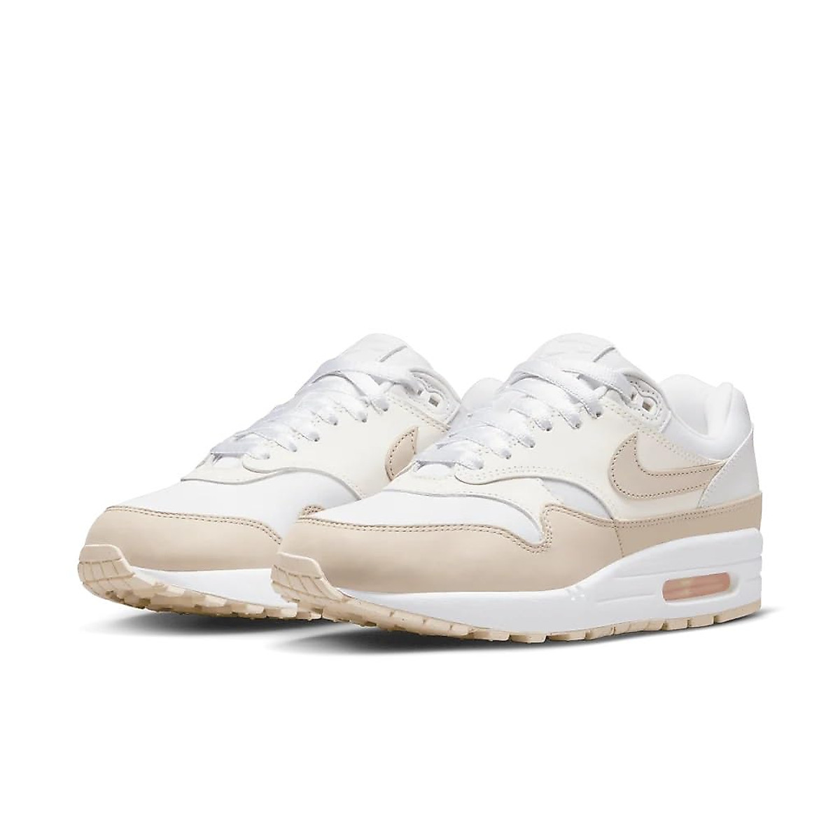 Nike Women's Air Max 1 PRM ESS White/Sanddrift-Phantom (FB5060 100) - 8