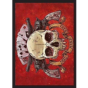 MTG Sleeves 50 MTG Standard Card Sleeves Deck Protector - Dead Man's Hand